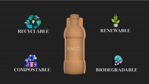 Noida-based Kagzi Bottles Introduces 100% Biodegradable Paper Bottle ...